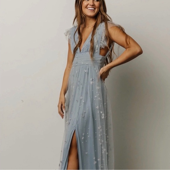 Soieblu | Dresses | Baltic Born Nova Shimmer Maxi Dress | Poshmark